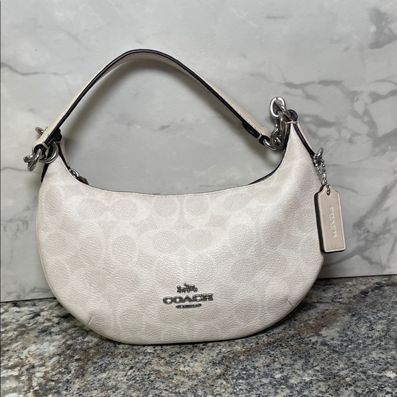Coach | Bags | Coach Mini Payton Bag In Canvas White Chalk | Poshmark